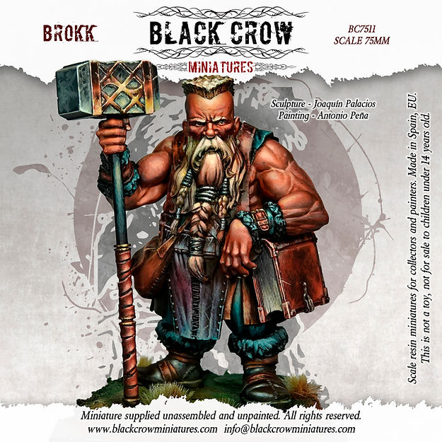 BROKK - Black Crow Miniatures - El Greco Miniatures – El Greco Miniatures Ltd.