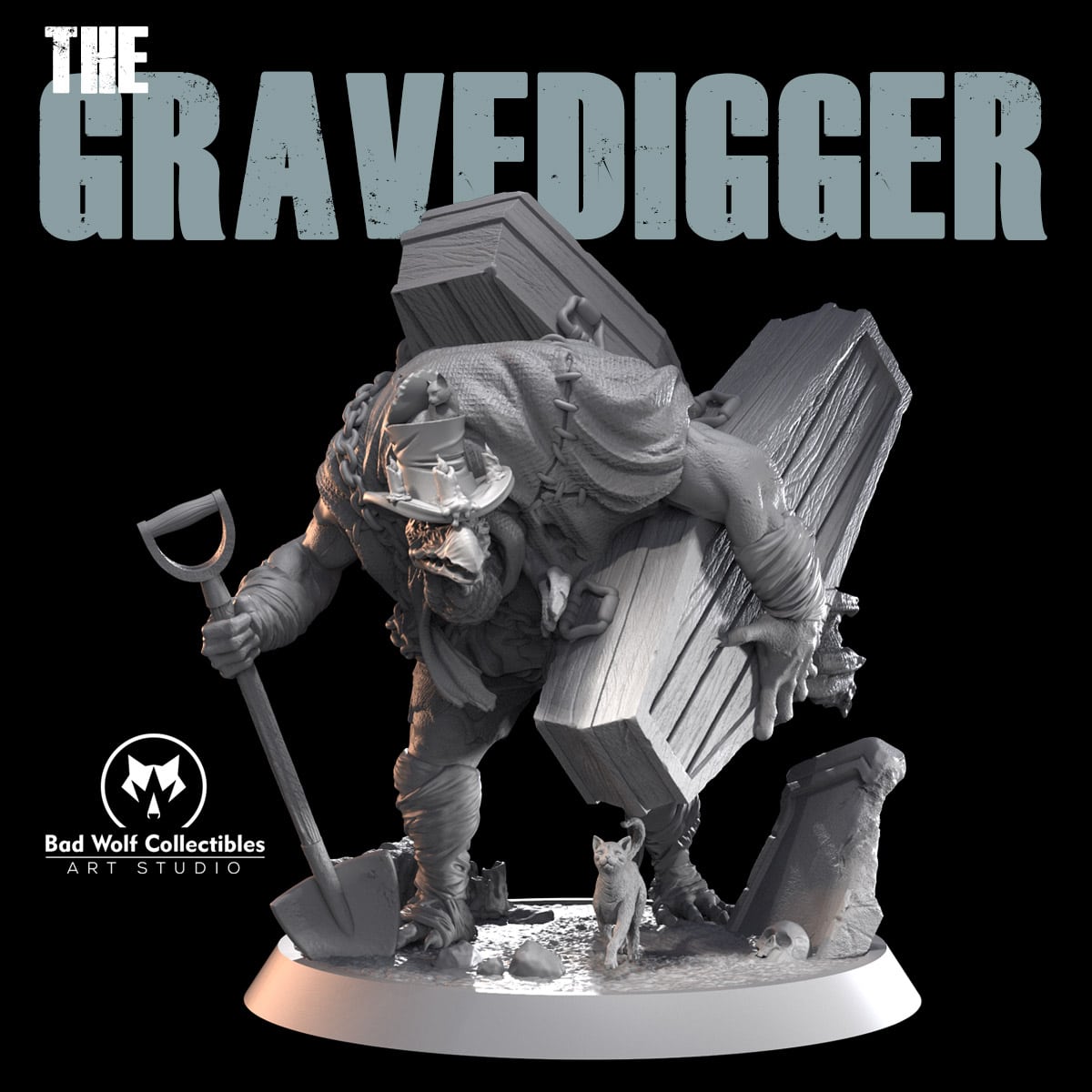 The Gravedigger - 3D Print - Bad Wolf Collectibles - El Greco ...