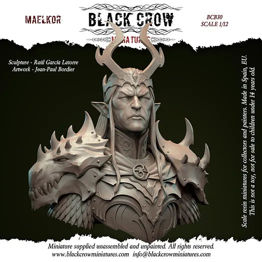 MAELKOR - Black Crow Miniatures - El Greco Miniatures – El Greco Miniatures Ltd.