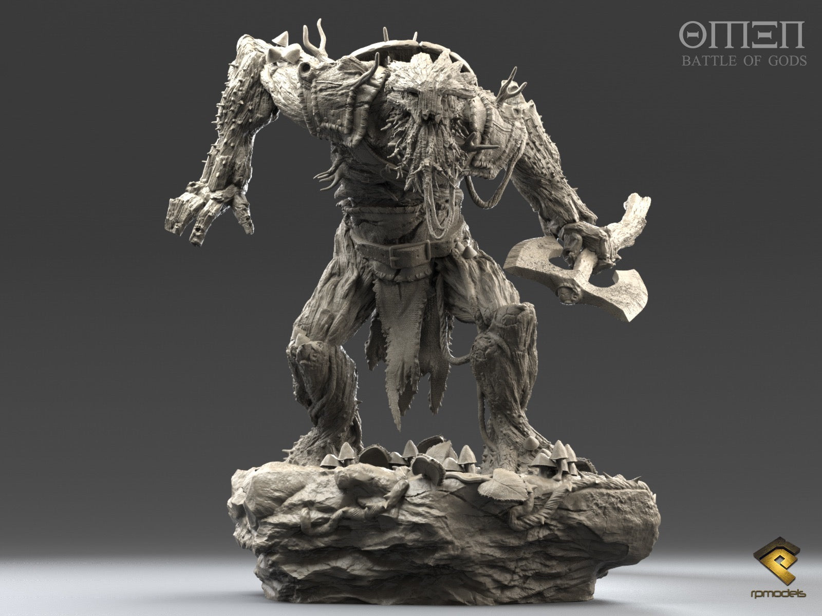 Tree Warrior 1 - Freya Army - RP Models - El Greco Miniatures – El ...