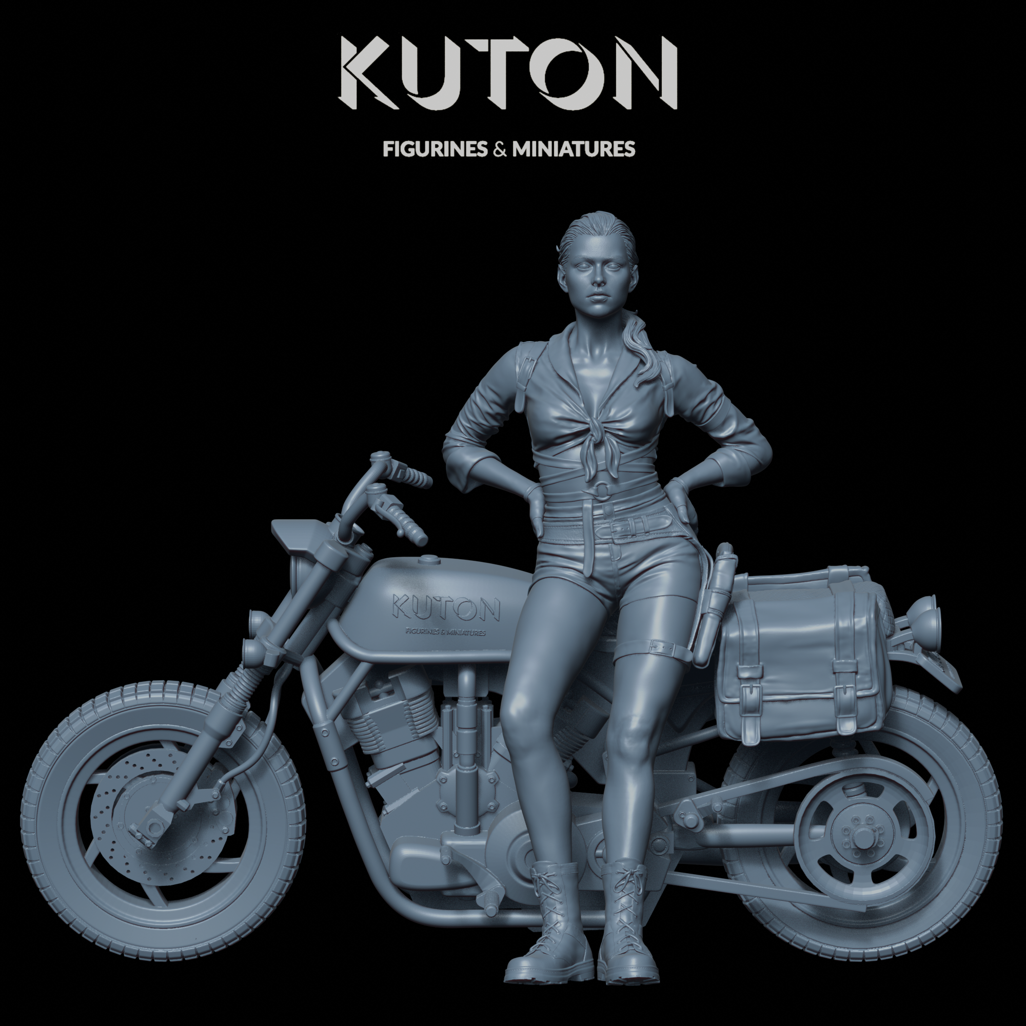 Anika - 3D Print - KUTON - El Greco Miniatures – El Greco Miniatures Ltd.
