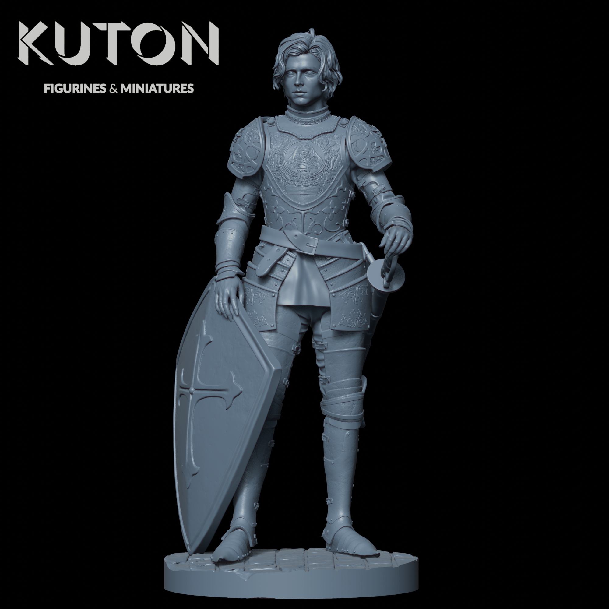 Sir Wulfstan - 3D Print - KUTON - El Greco Miniatures – El Greco ...