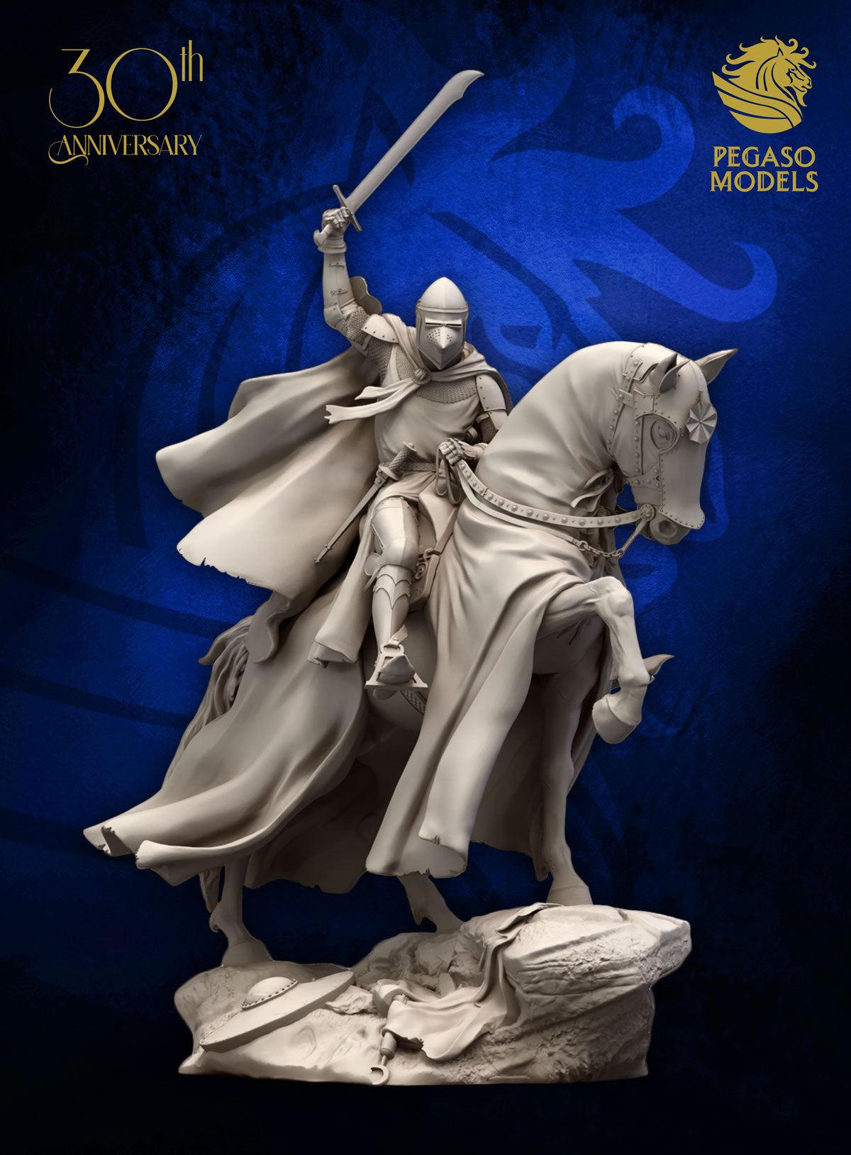 Medieval Knight with Falchion - Pegaso Models - El Greco Minis – El ...