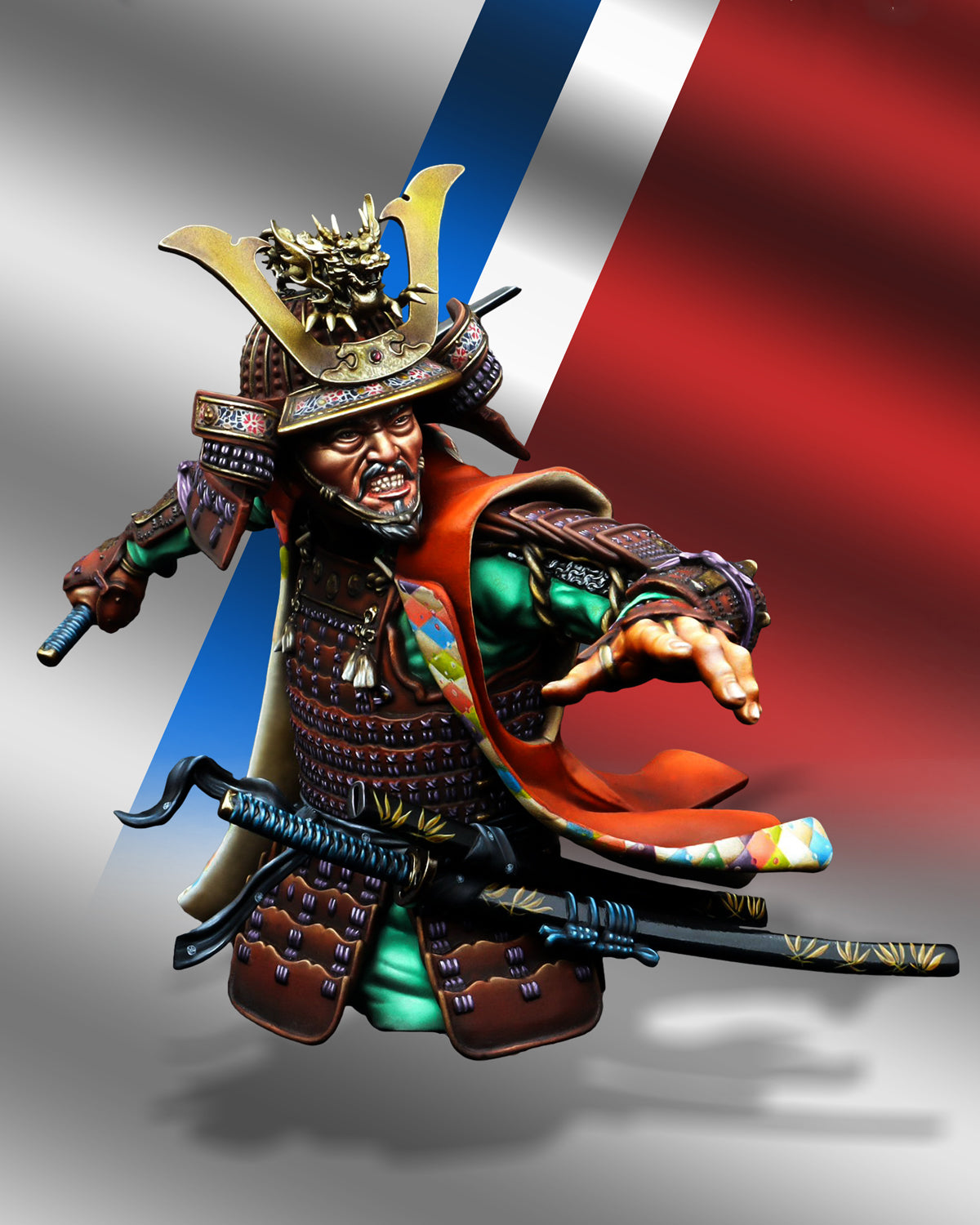 Samurai Warrior - 16th Century - Pegaso Models - El Greco Miniatures ...