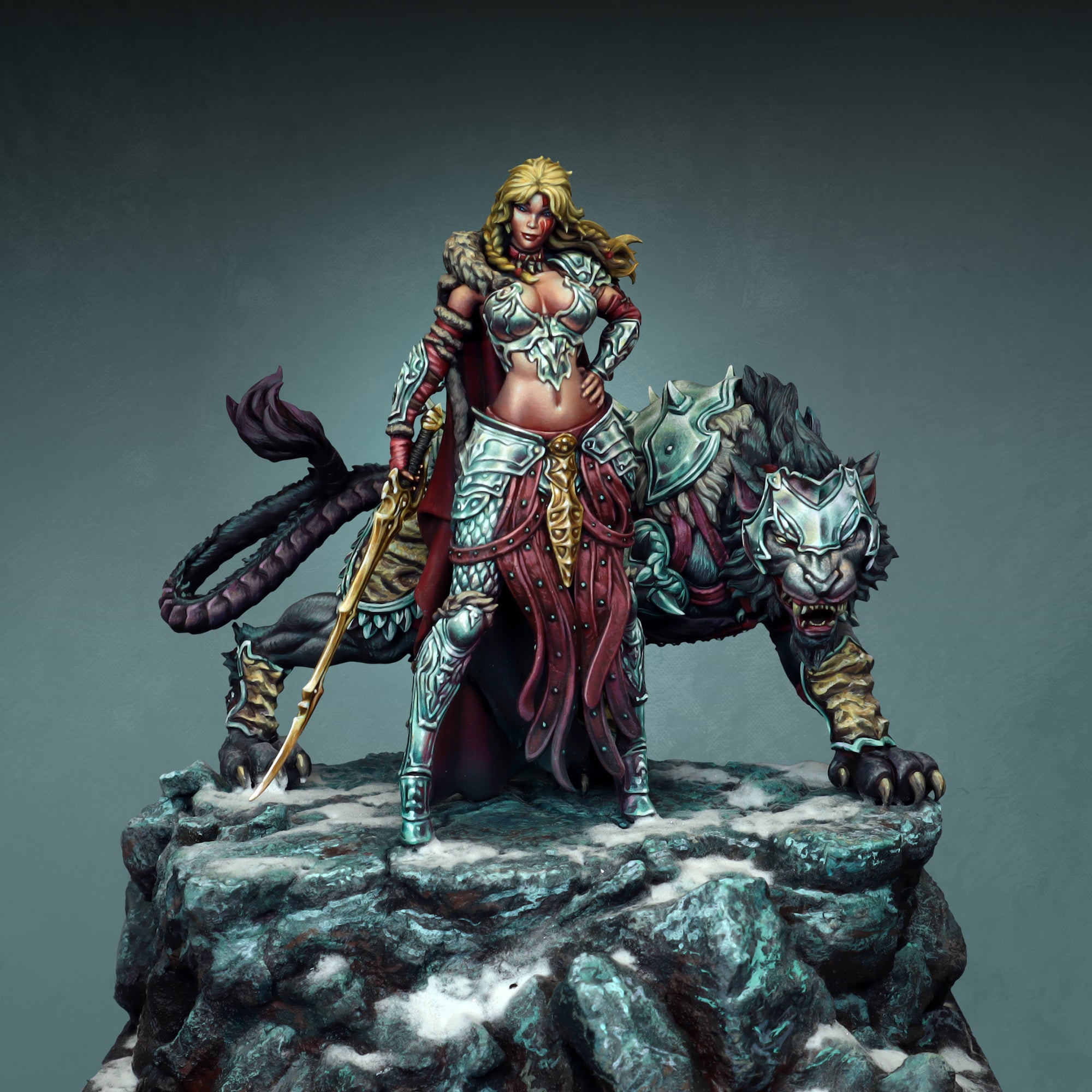 Raja – The Dragon Huntress - Kimera Models - El Greco Miniatures – El ...