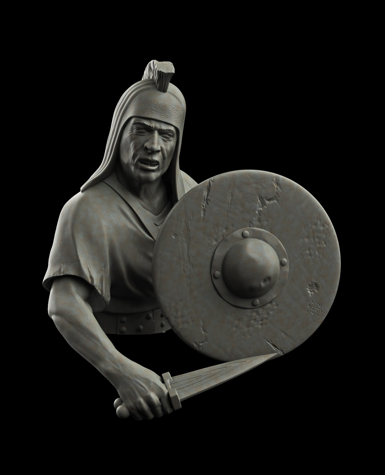 Iberian mercenary 3rd century BC -Bust- Tartar Miniatures - El Greco ...