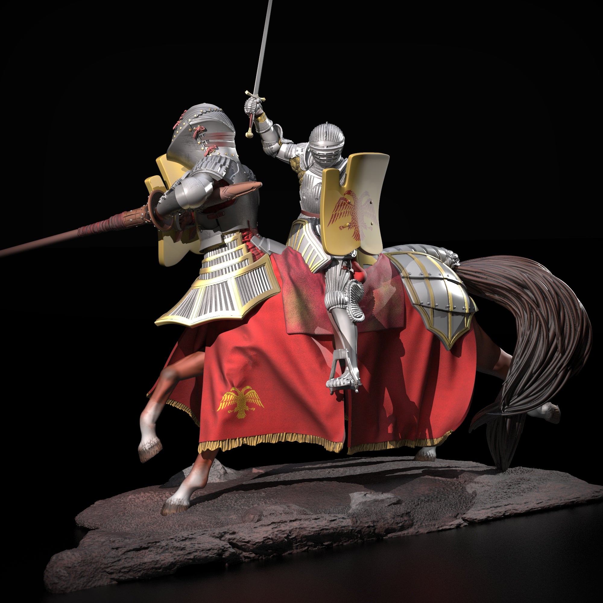 Paladin Centaur - 3D Print - Chaotic Neutral Workshop - El Greco ...