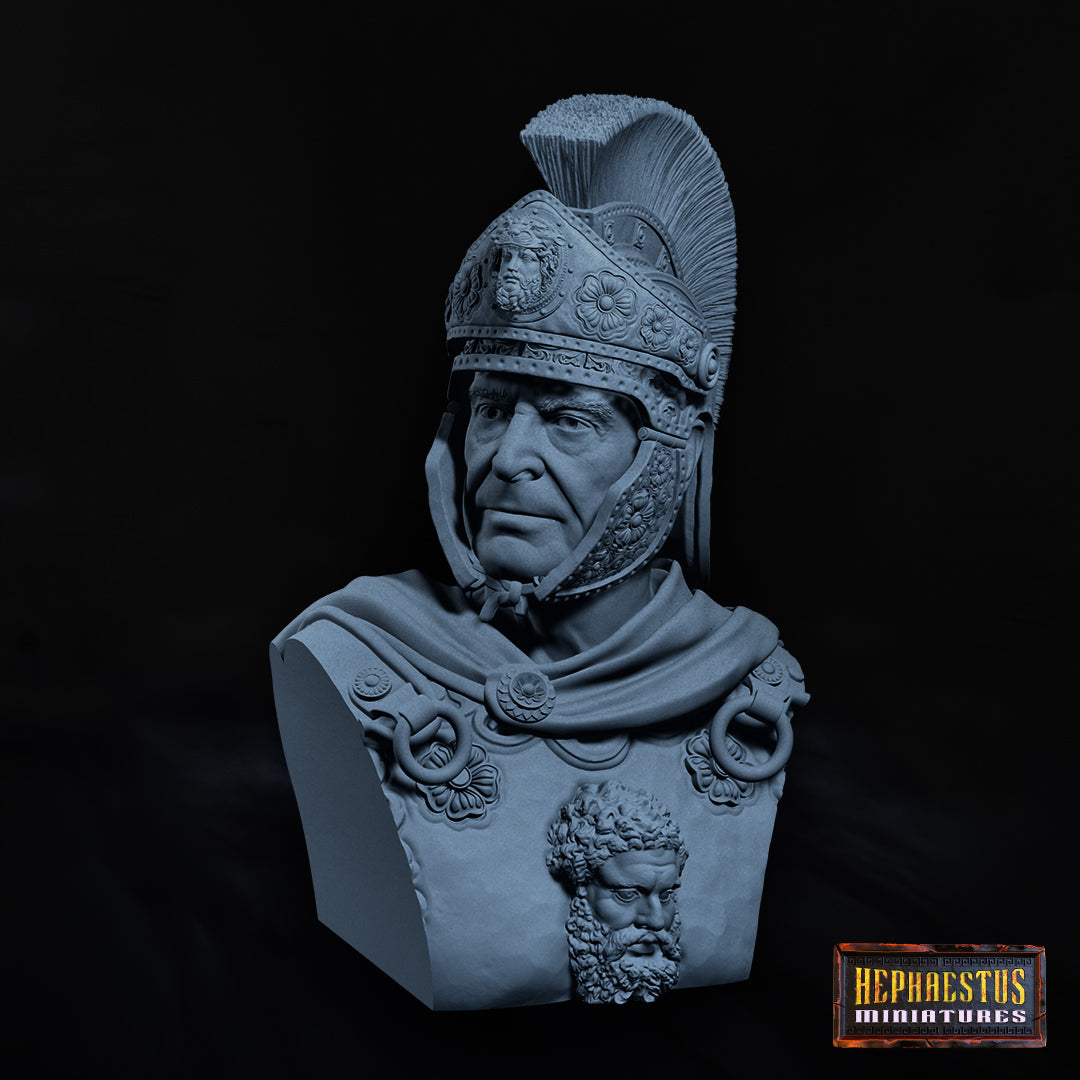 Roman Legatus V-Neck Bust 1/12 - 3D Print - ATLAS – El Greco Miniatures ...