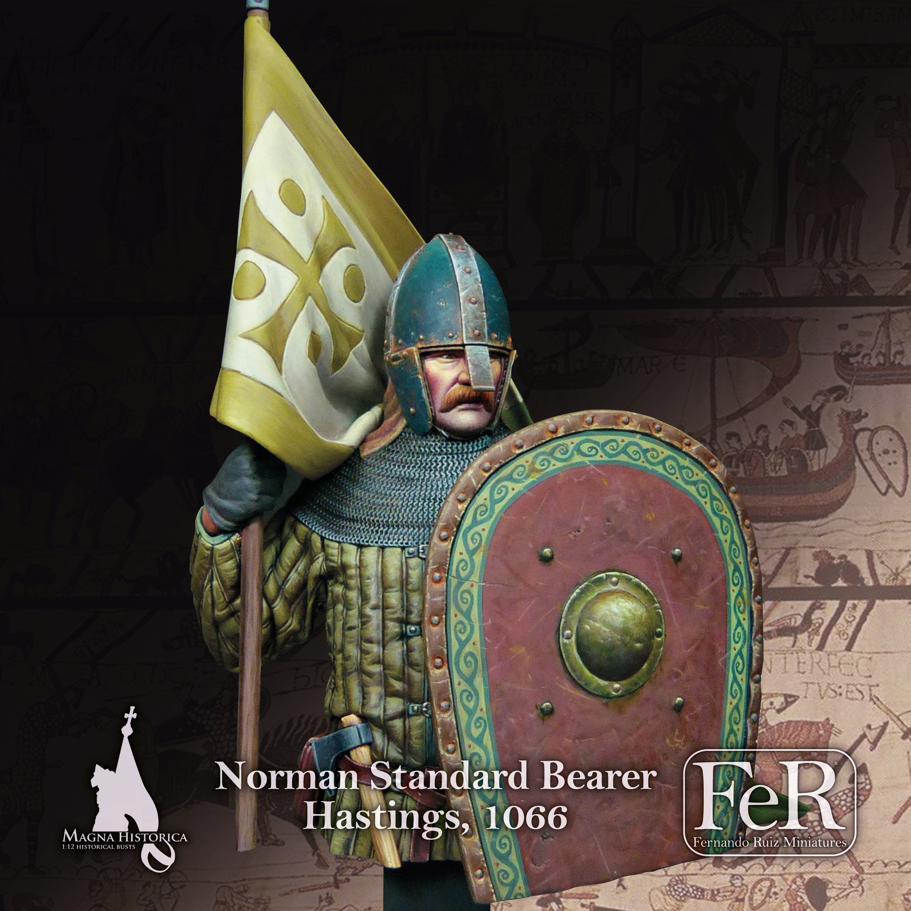 Norman Standard Bearer Hastings, 1066 - FeR Miniatures - El Greco ...