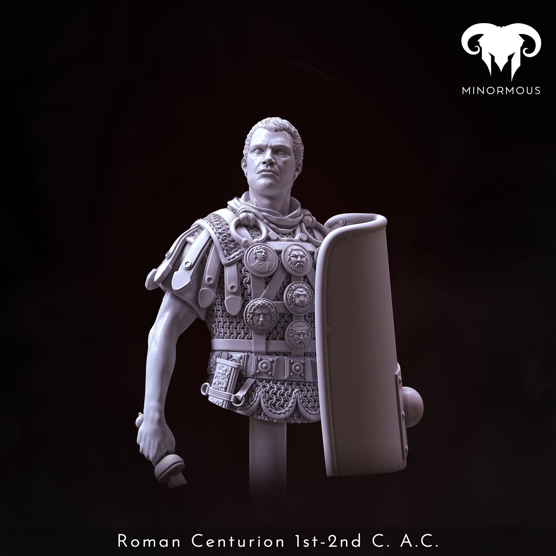 Roman Centurion 1st-2nd C. A.C. "Bravery and Valor" - 3D Print ...
