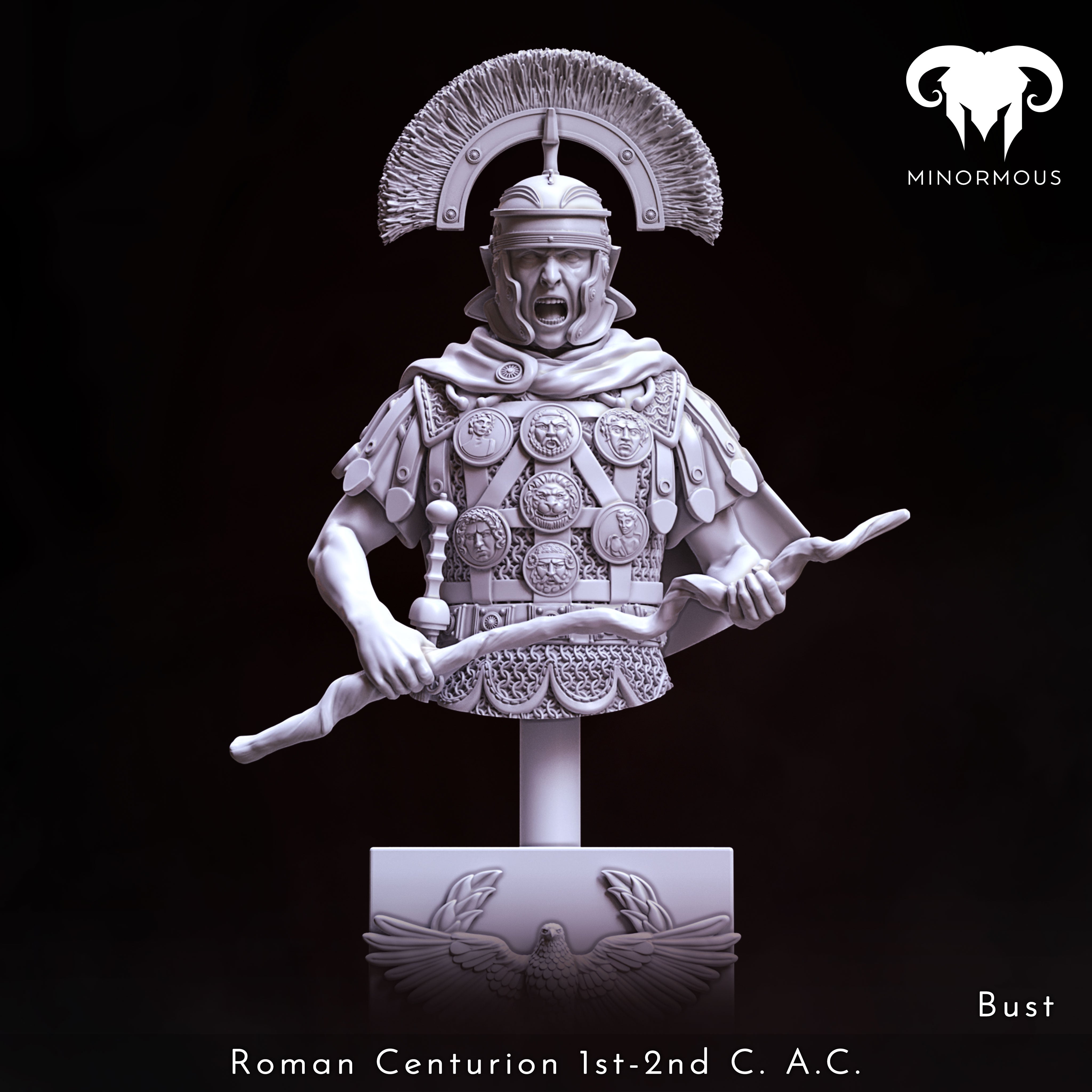 Roman Centurion 1st-2nd C. A.C. "Discipline and Order" - 3D Print ...