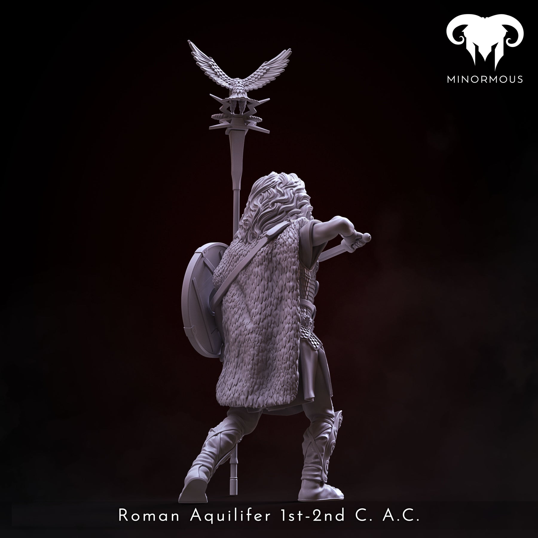 Roman Aquilifer 1st-2nd C. A.C. "The Last Stand" - 90mm - 3D Print ...