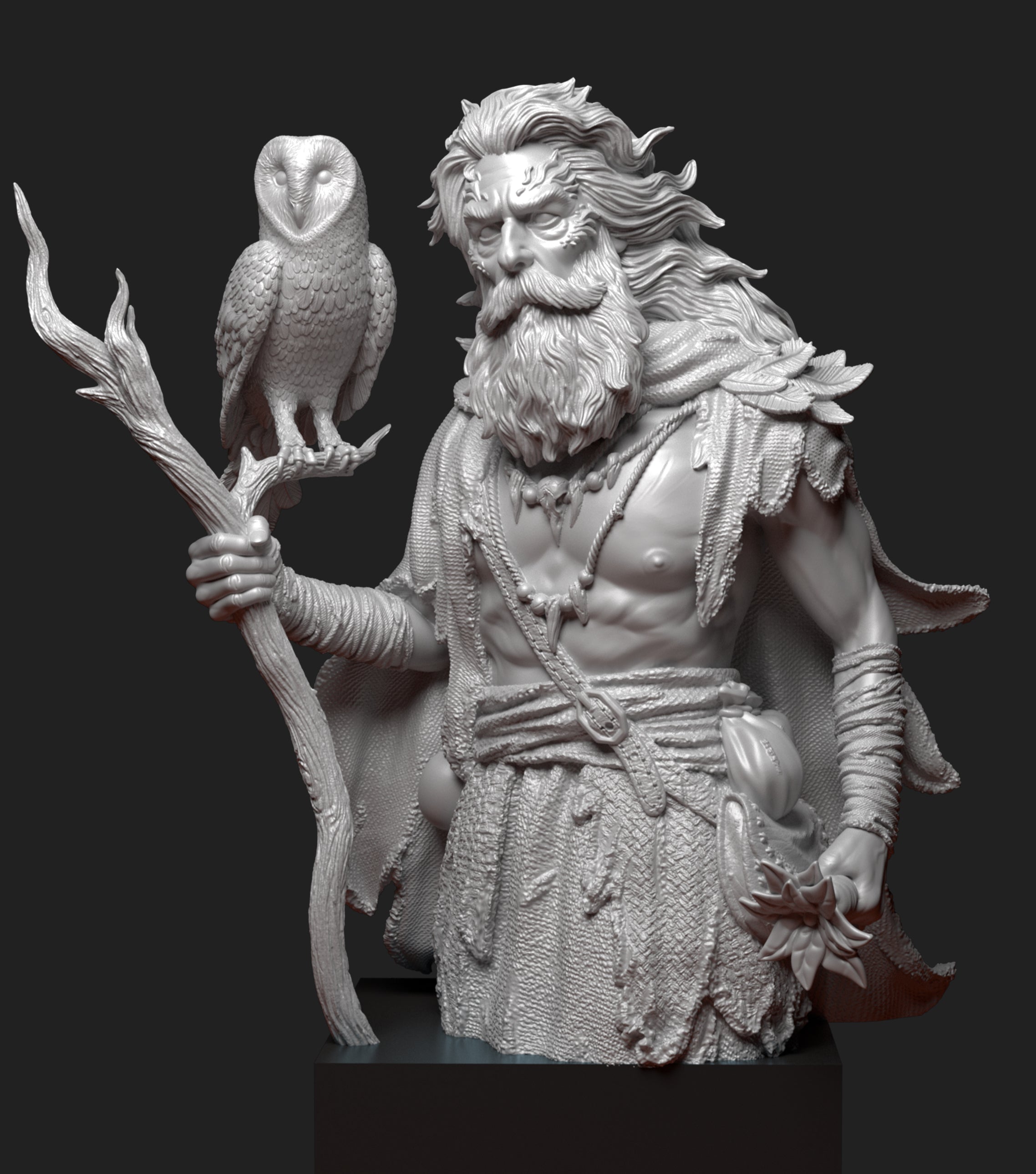 The Druid - 3D Print - Nocturna Models - El Greco Miniatures – El Greco ...
