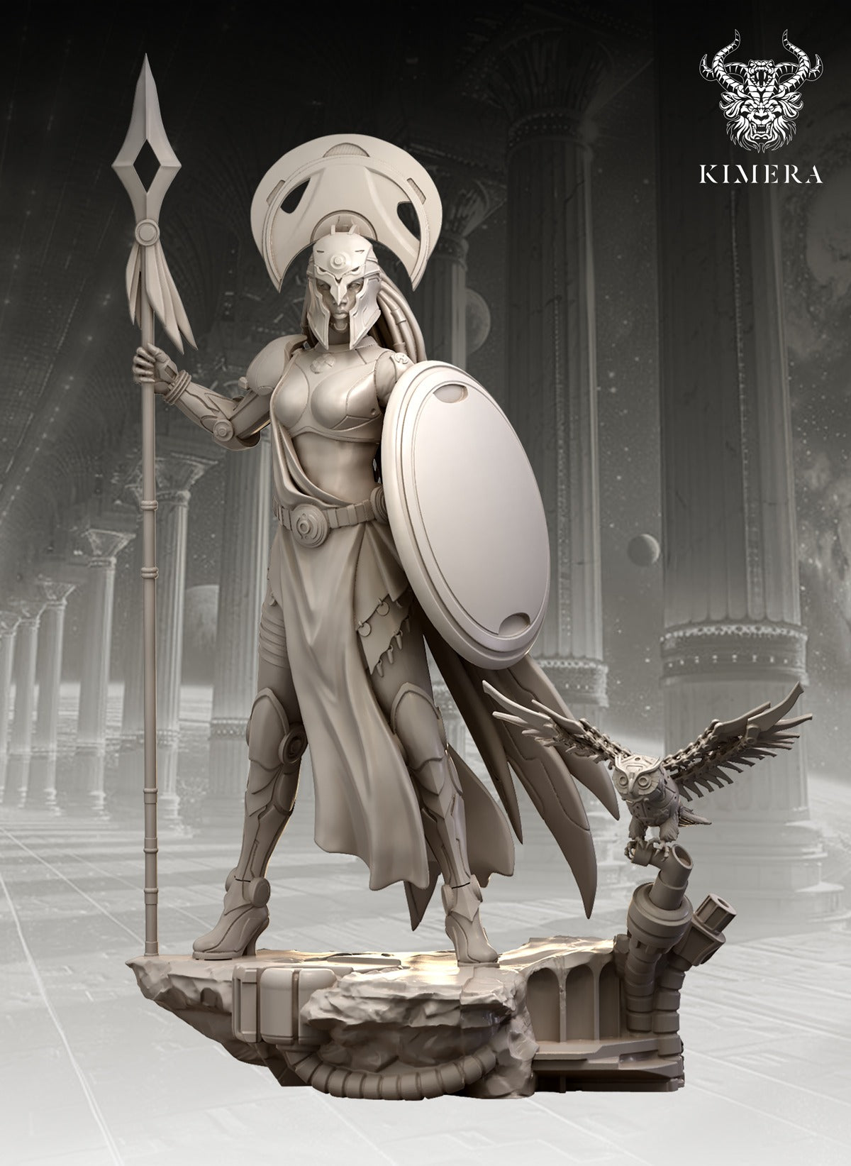 Athena, Goddess of Justice - Kimera Models - El Greco Miniatures – El ...