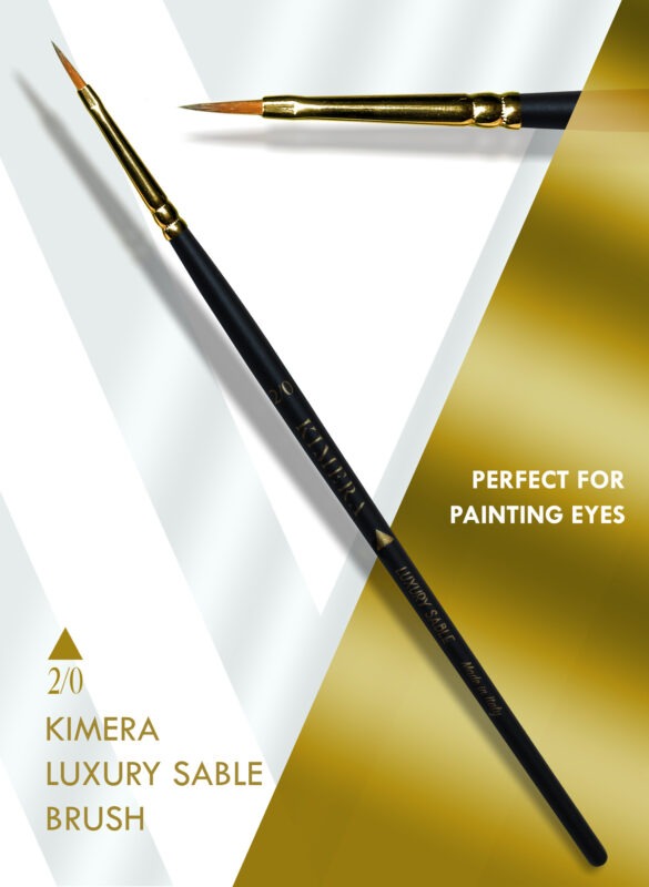 Kimera Sable Brush No 2-0 Arrow - Kimera Brushes - El Greco Miniatures ...