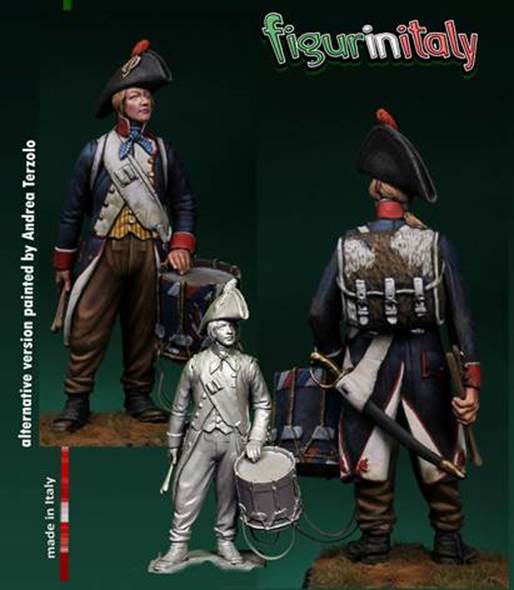 Young Revolutionary Drummer, 1792-1795 - Figurinitaly - El Greco Miniatures – El Greco ...