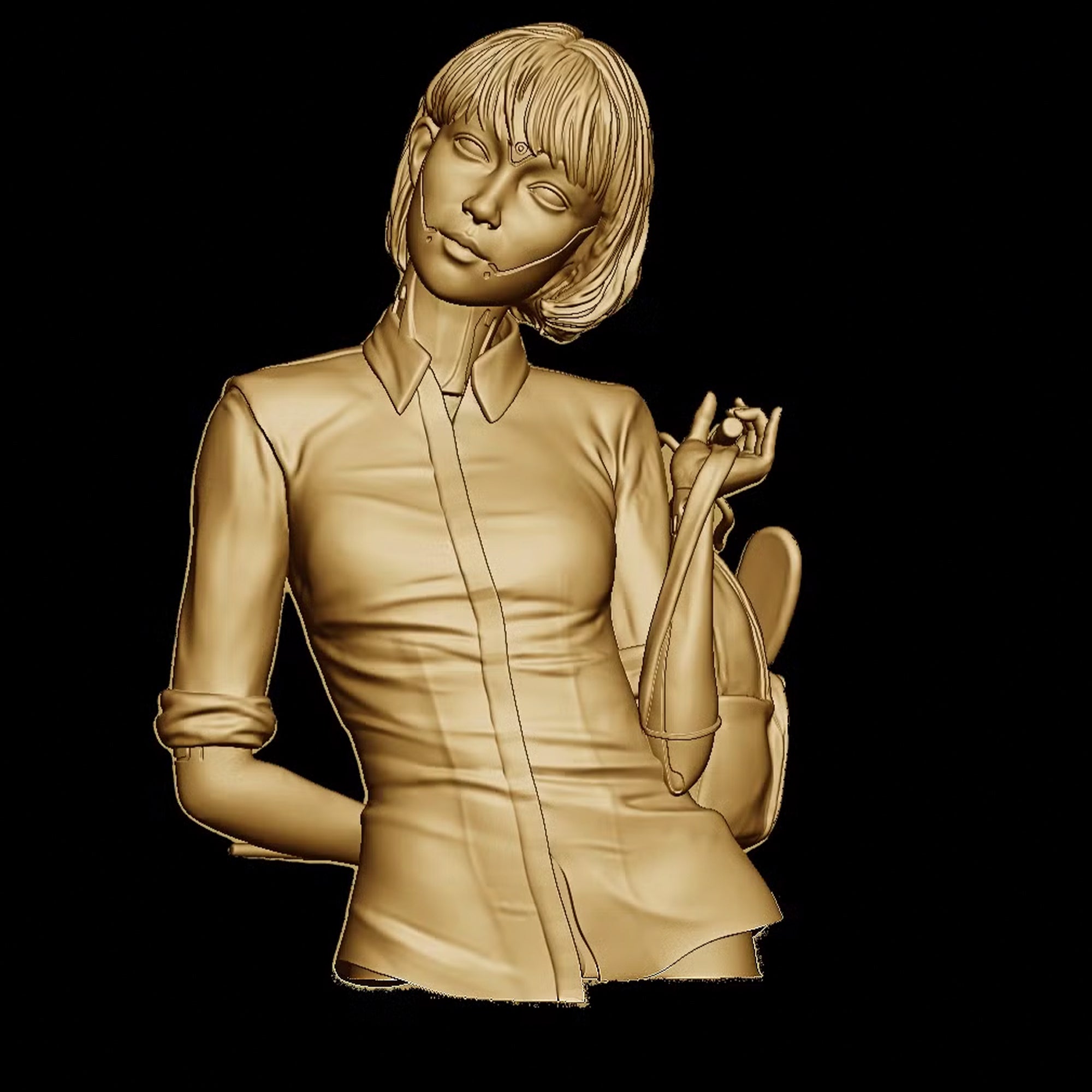 Jun Bust - 3D Print - Ouroboros Miniatures - El Greco Miniatures – El ...