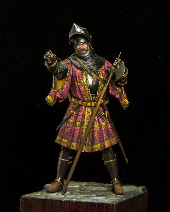 Medieval Knight XIV c. (75mm) - Tartar Miniatures - El Greco Miniatures ...