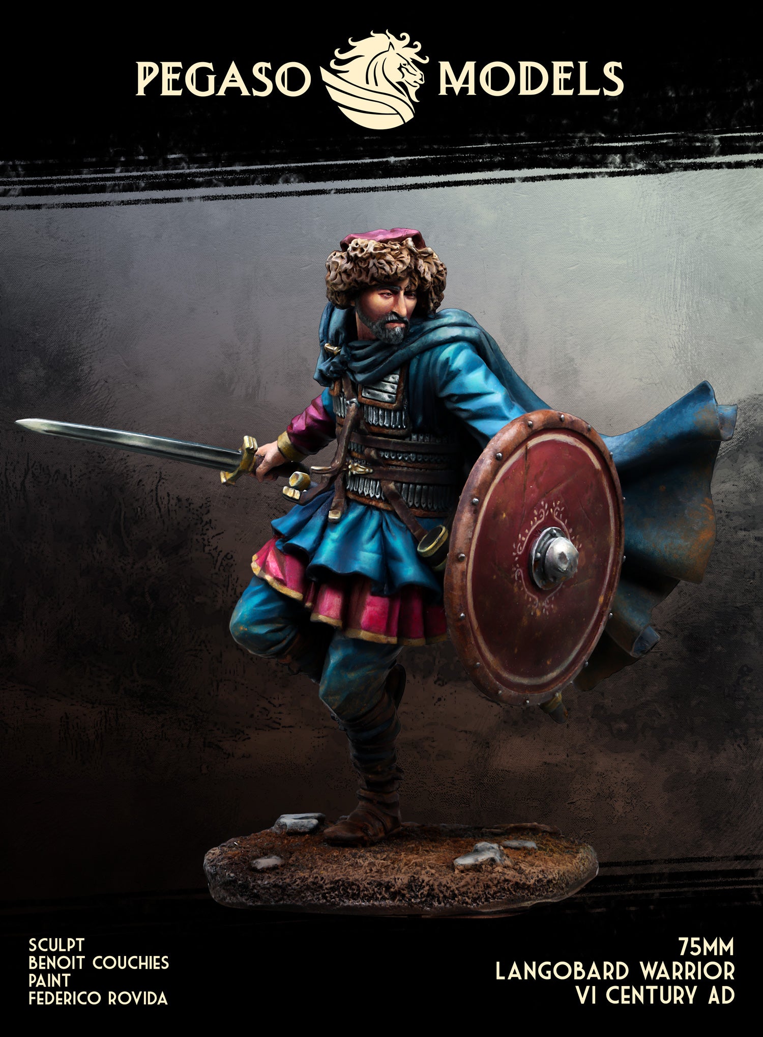 Langobard Warrior VI Century - Pegaso Models - El Greco Miniatures – El ...