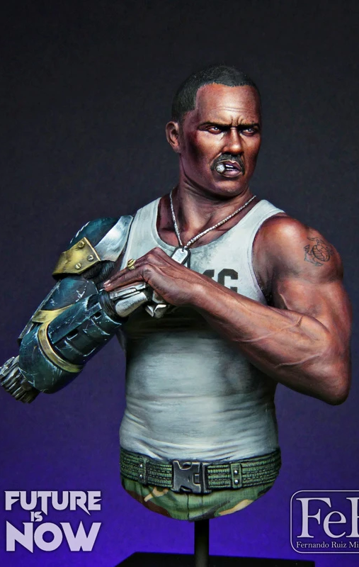 USMC Drill Sergeant, 2075 - FeR Miniatures - El Greco Minitures – El ...