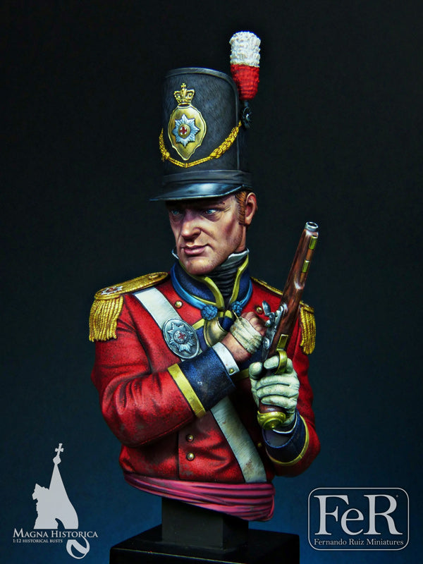 Officer, Coldstream Guards Waterloo, 1815 - FeR Miniatures - El Greco ...