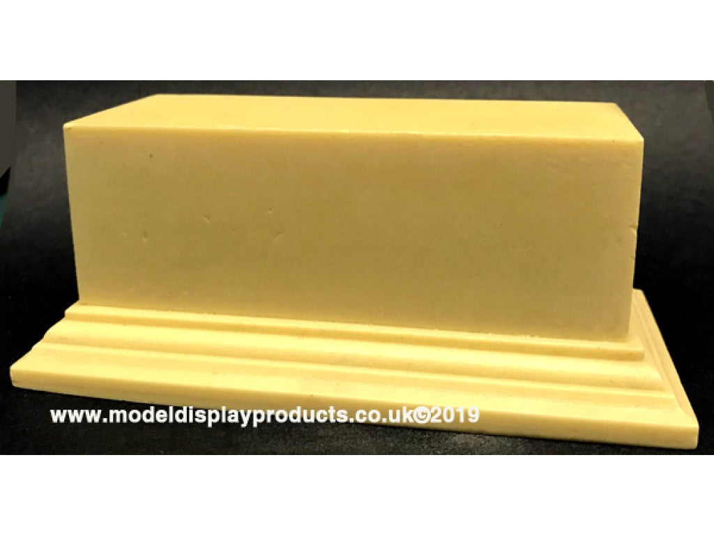 108mm x 42mm Oblong Display Plinth - Cream - Model Display Products ...