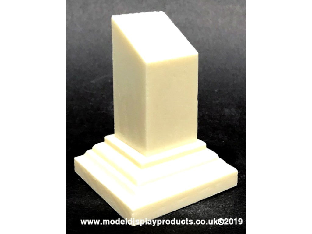 20mm x 20mm Tapered Plinth - Cream - Model Display Products - El Greco ...