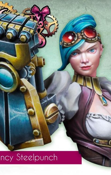 Nancy Steelpunch (Bust) - Scale75 - El Greco Miniatures – El Greco ...